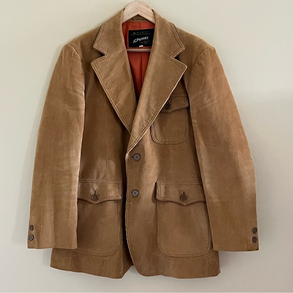 jcpenney | Suits & Blazers | Jcpenney Mens Vintage 2 Button Brown ...